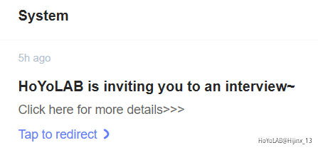 For Those Who Got This Message... | HoYoLAB