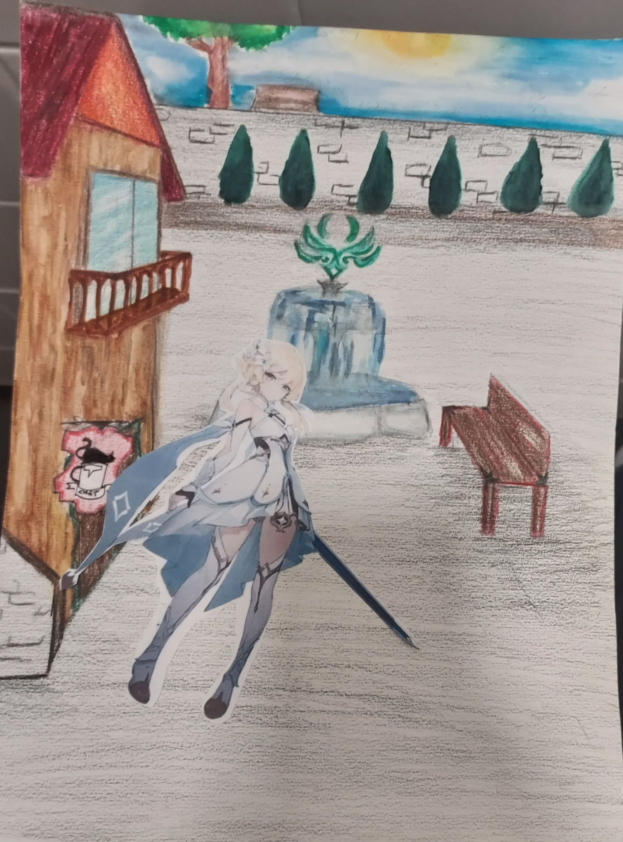 Mon travail d'art plastique Genshin Impact | HoYoLAB