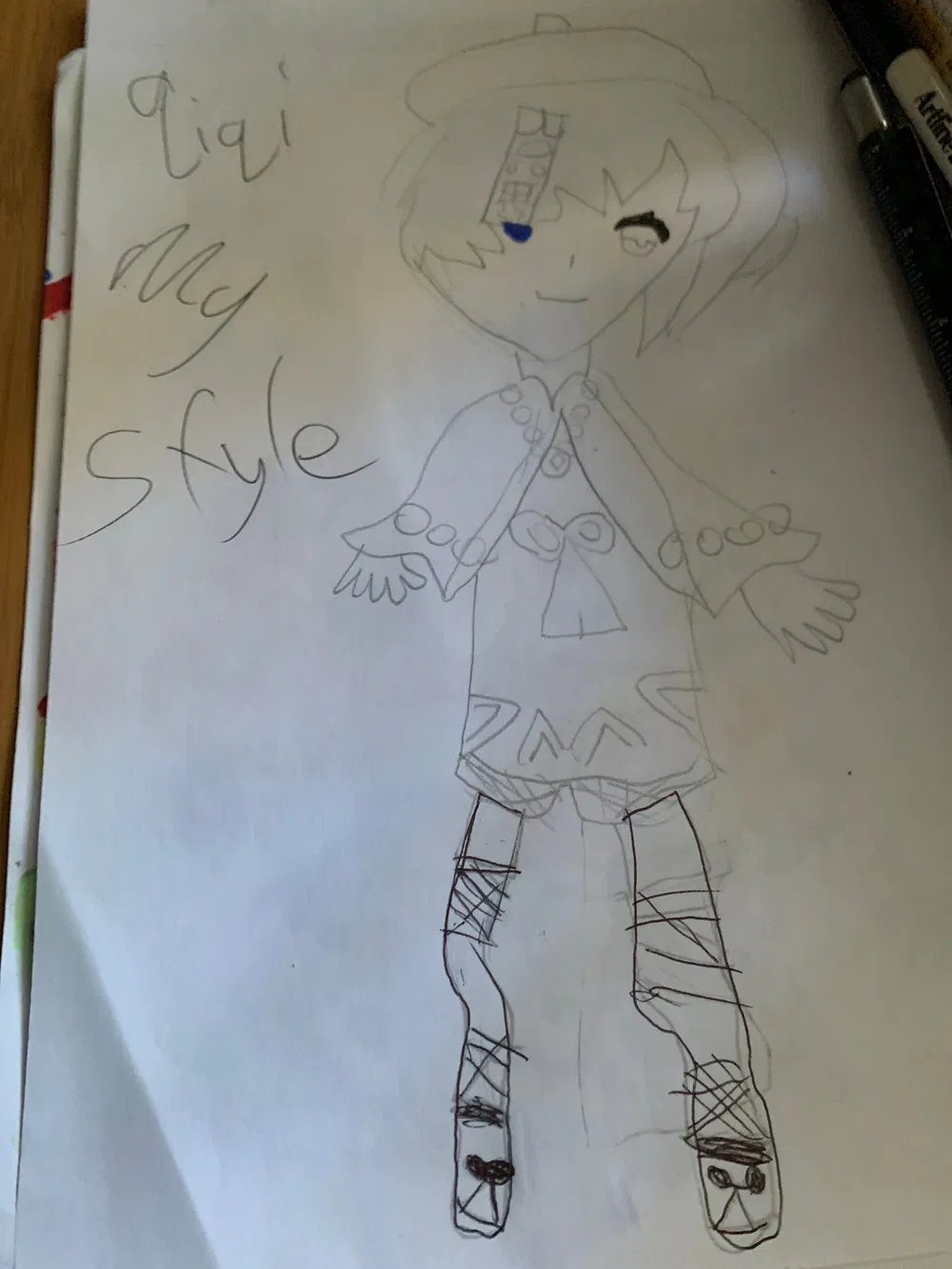 Me drawing qiqi part 1 my style Genshin Impact | HoYoLAB