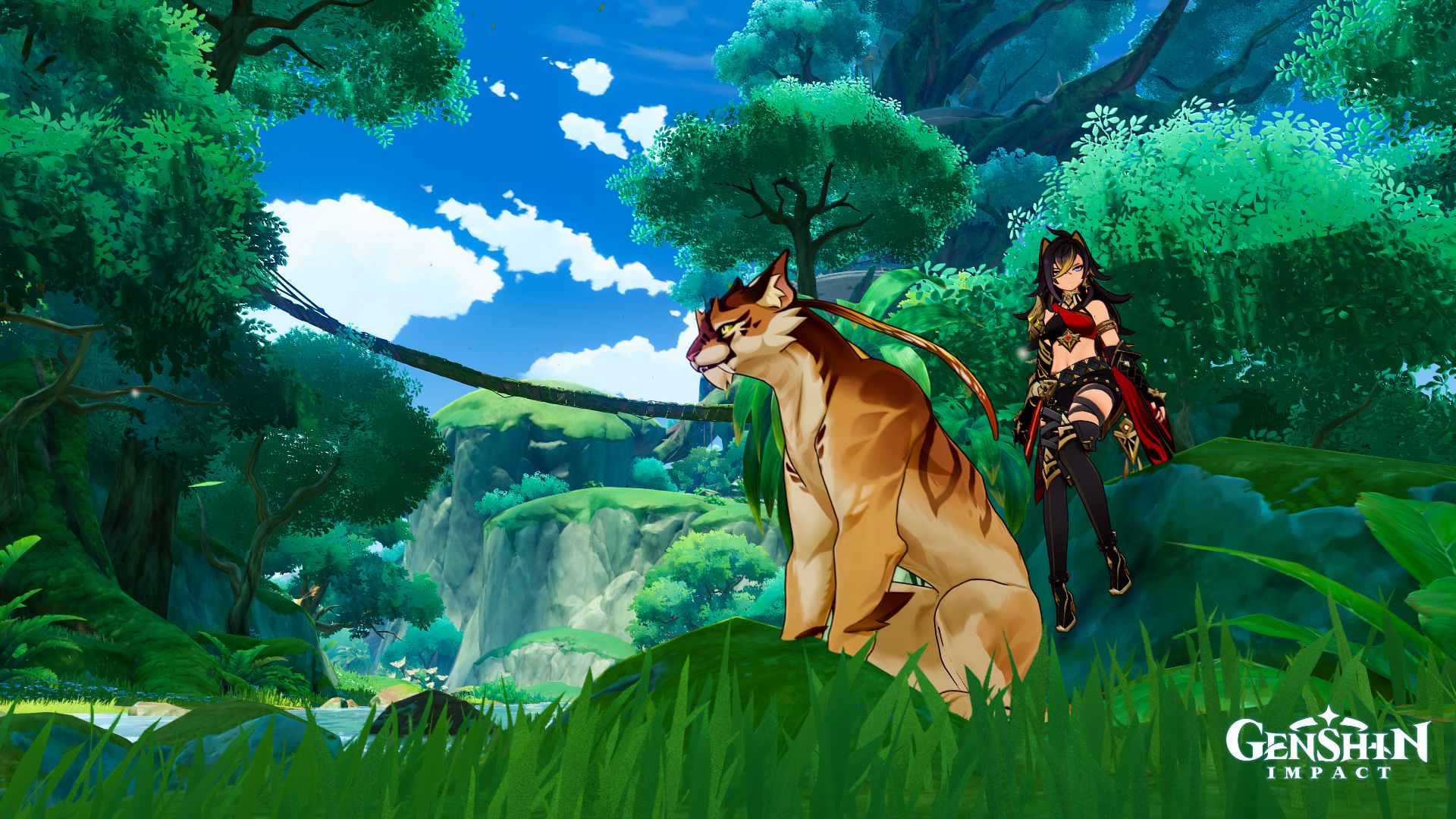 Dehya and Her Pet Genshin Impact | HoYoLAB