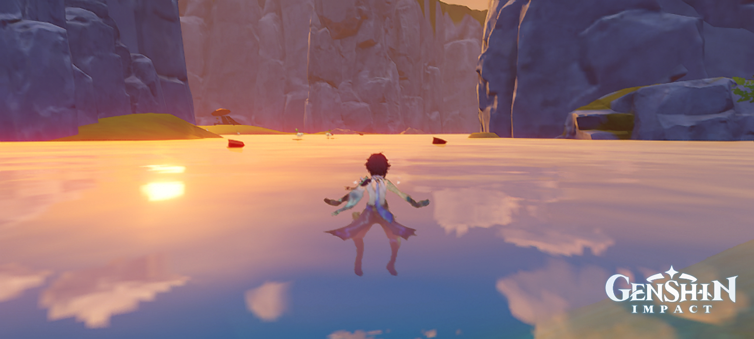 swimming 🌊 Genshin Impact | HoYoLAB