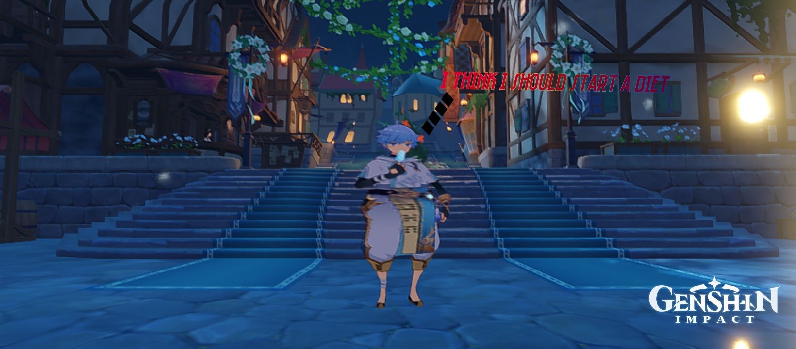 I'm getting fat Genshin Impact | HoYoLAB