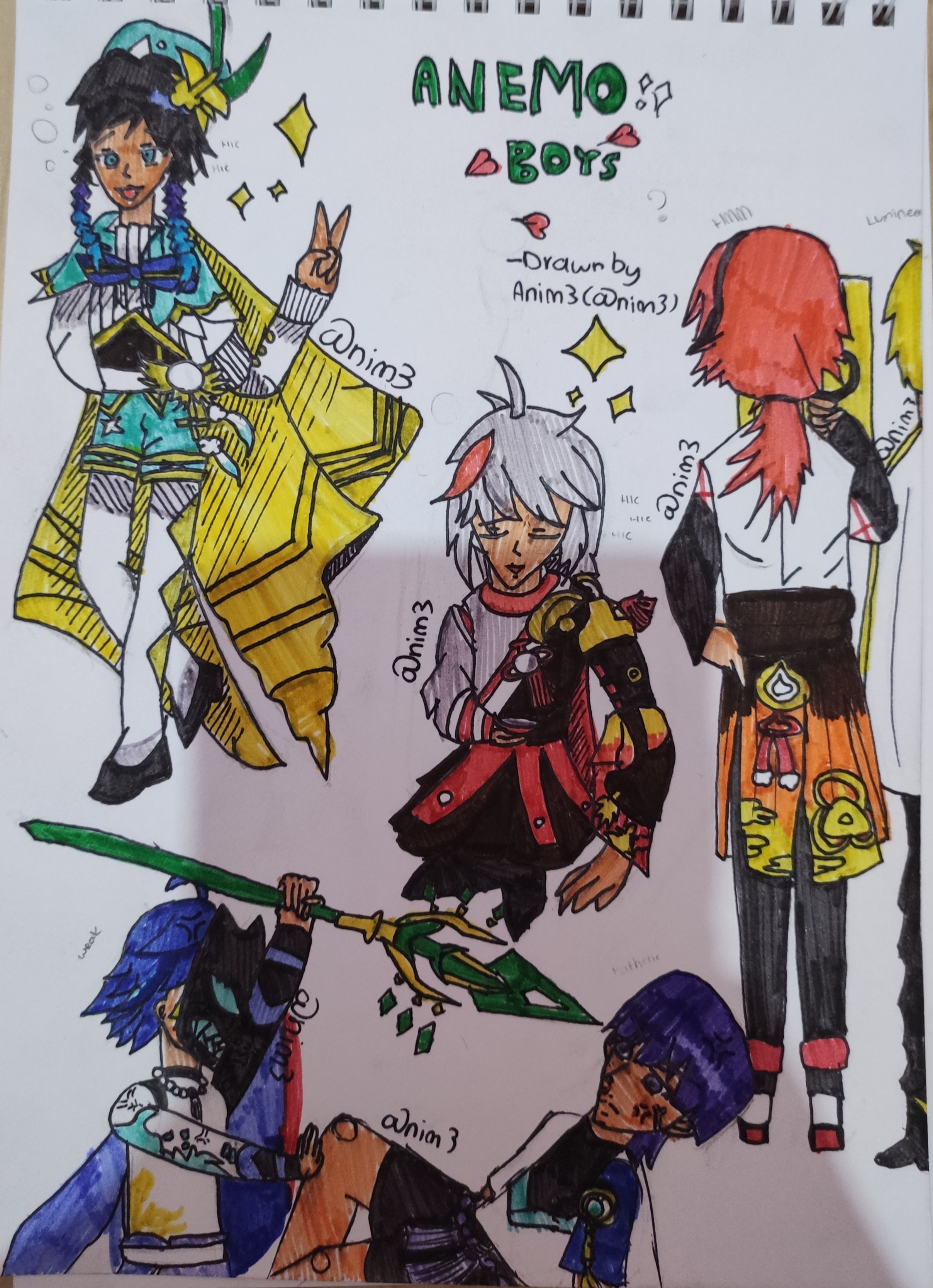 Anemo Boys Genshin Impact | HoYoLAB