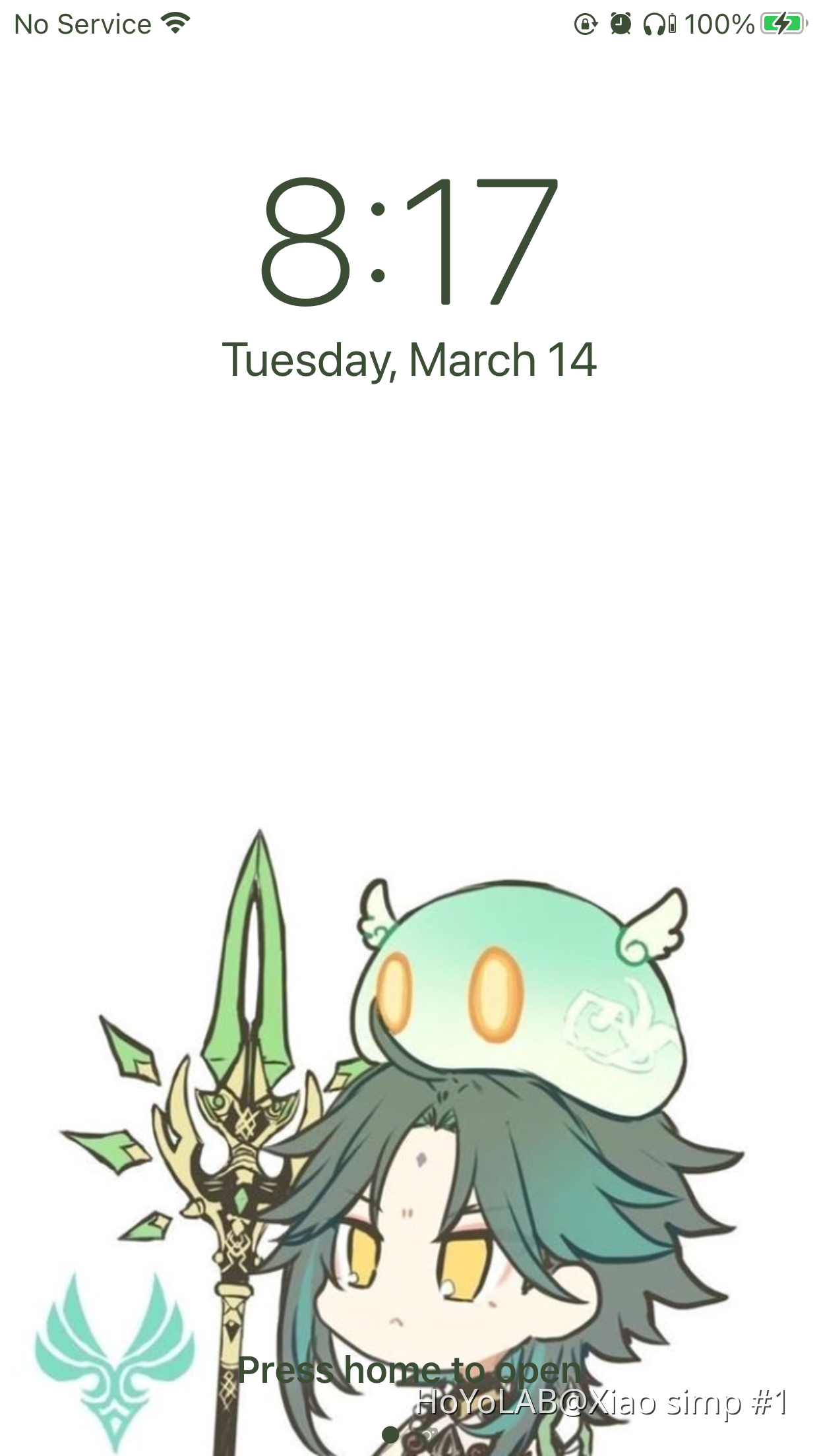 My lock and Home Screen. Genshin Impact | HoYoLAB