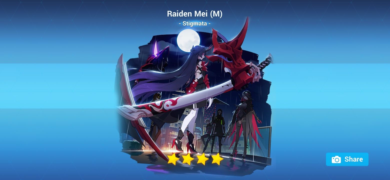 Yeeeeees I got the stigma I wanted Honkai Impact 3rd | HoYoLAB