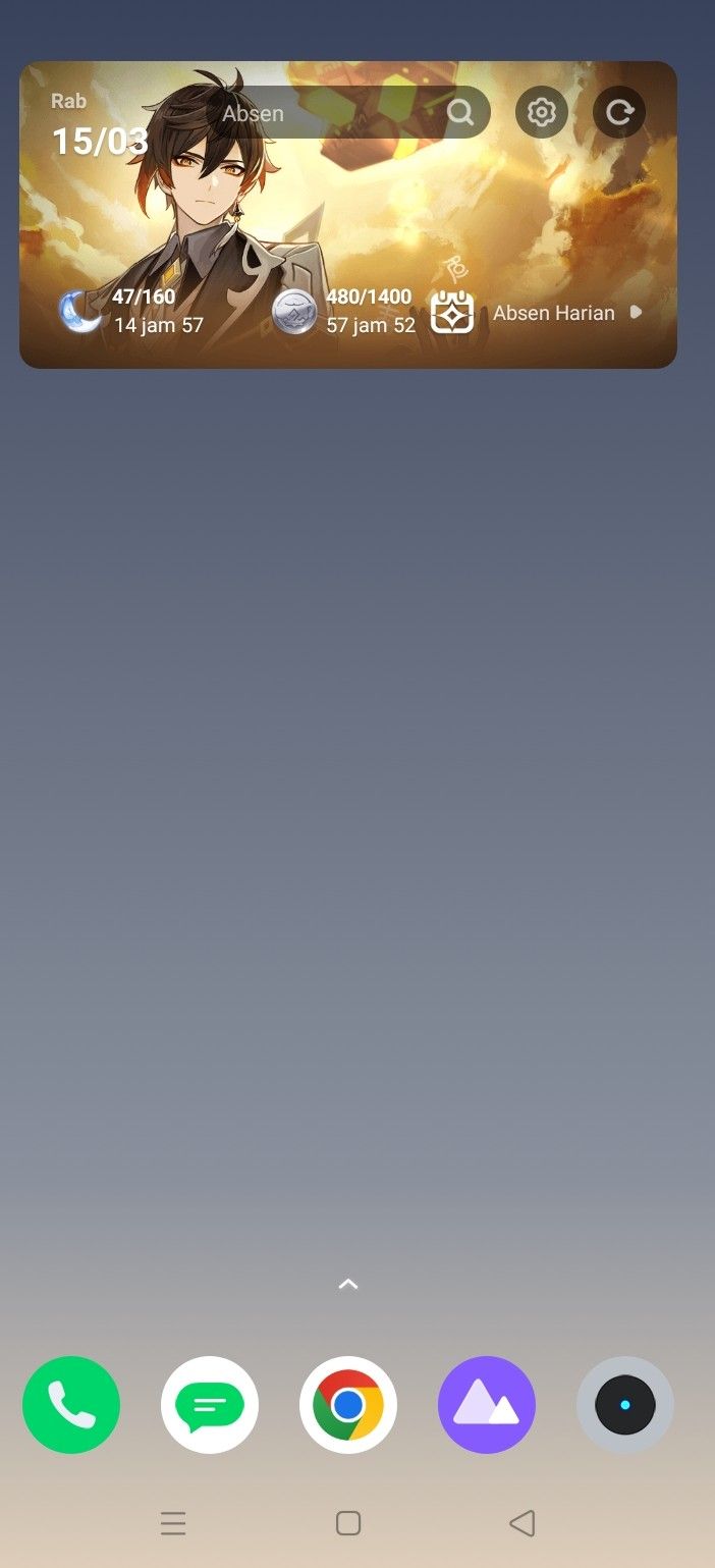 Fitur widget | HoYoLAB