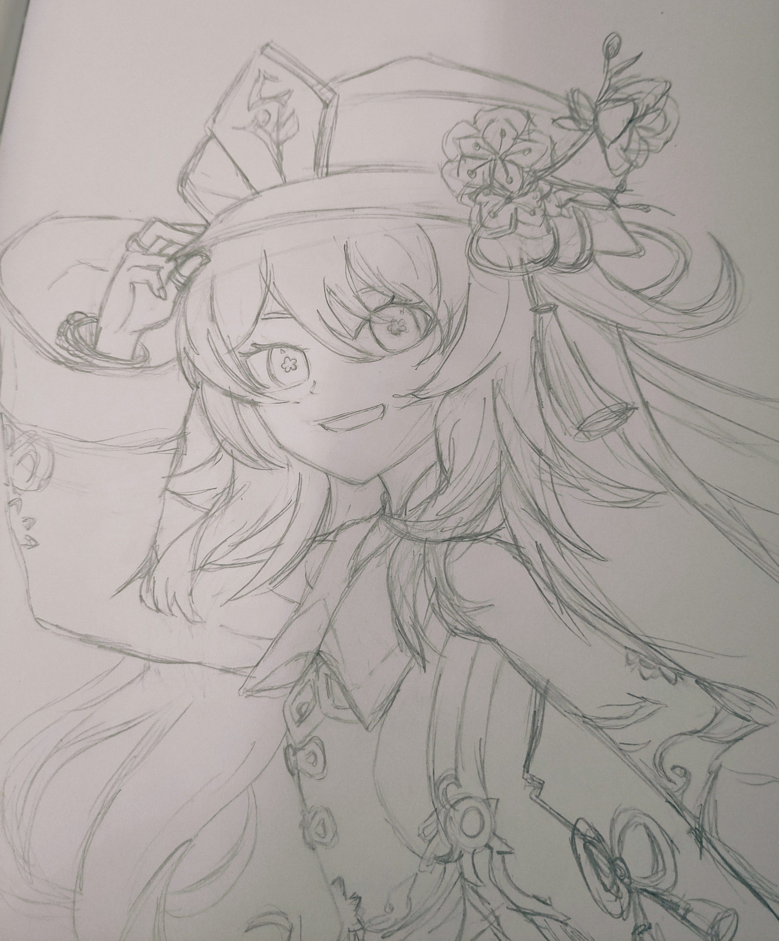 Hu Tao Quick Sketch Genshin Impact | HoYoLAB