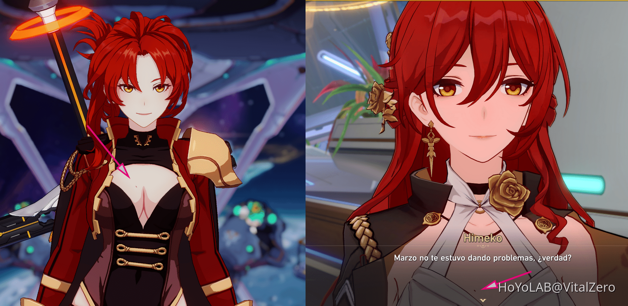 Himeko en Honkai Star Rail = Himeko en Honkai Impact 3 Honkai: Star ...