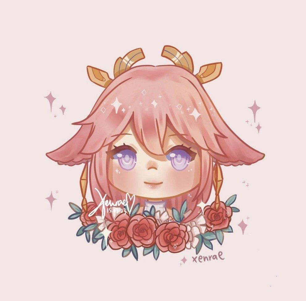 Yae Miko Chibi Fanart Genshin Impact | HoYoLAB