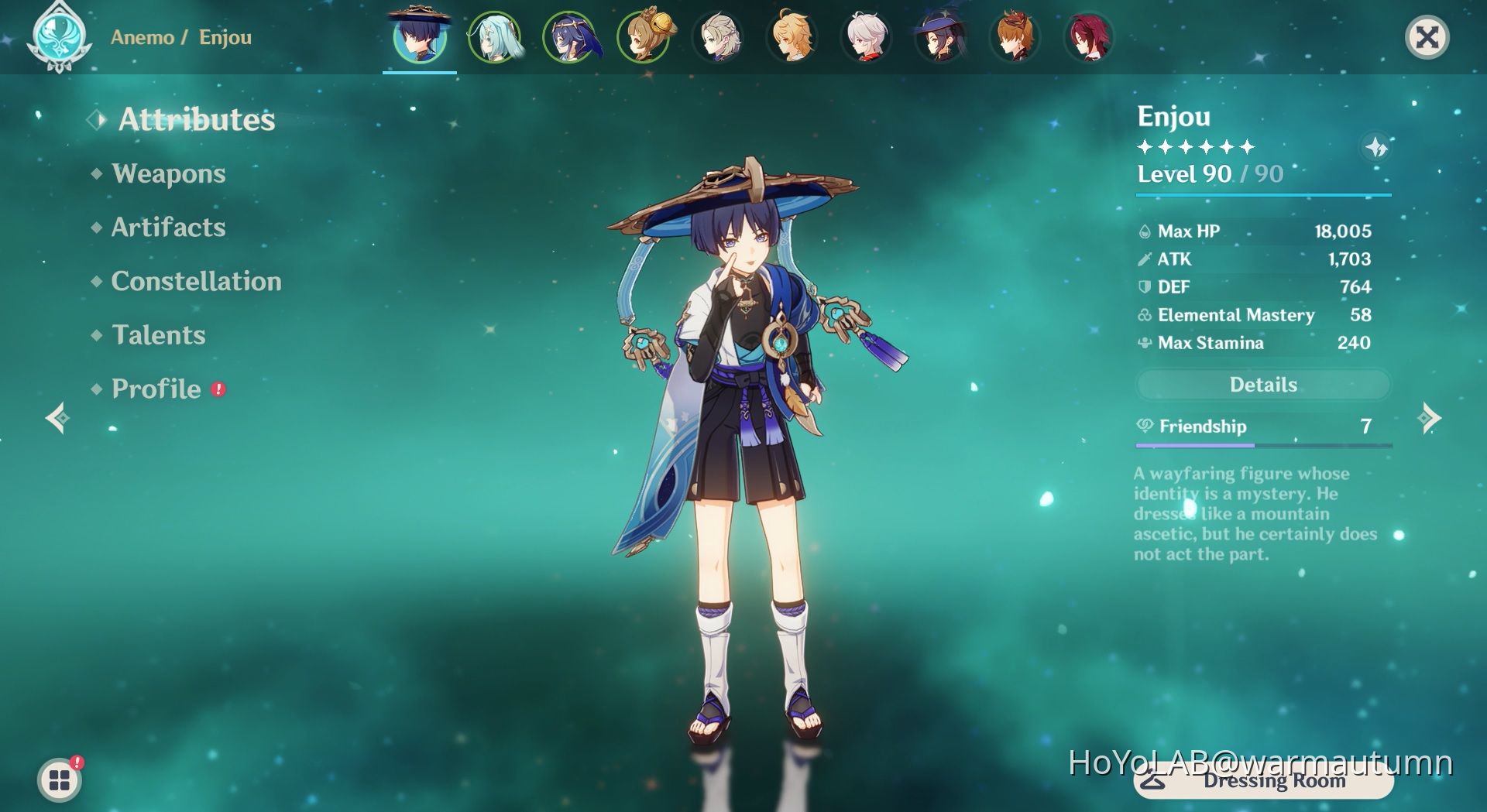 My Wanderer build!! Genshin Impact | HoYoLAB