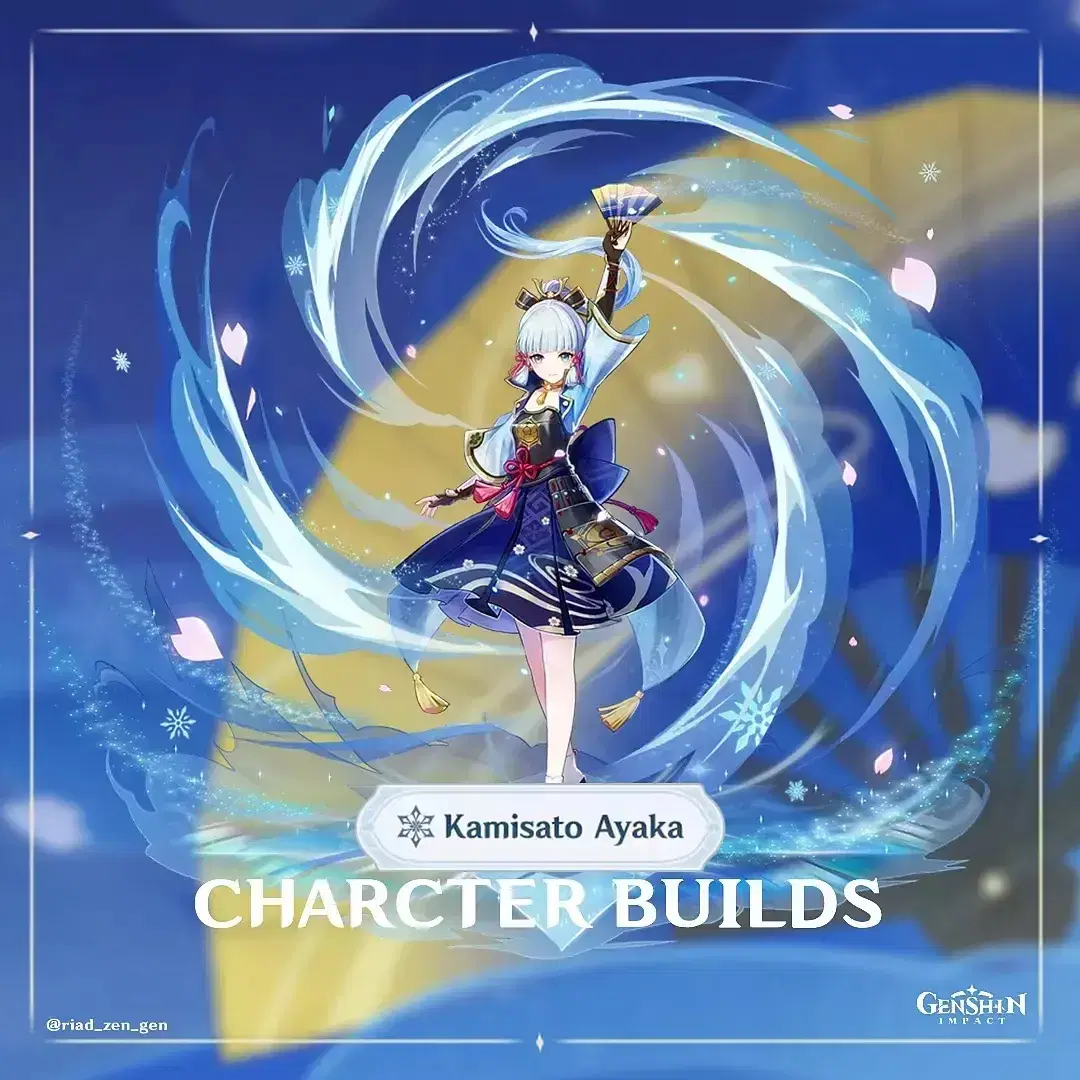 ayaka builds and best teams Genshin Impact | HoYoLAB