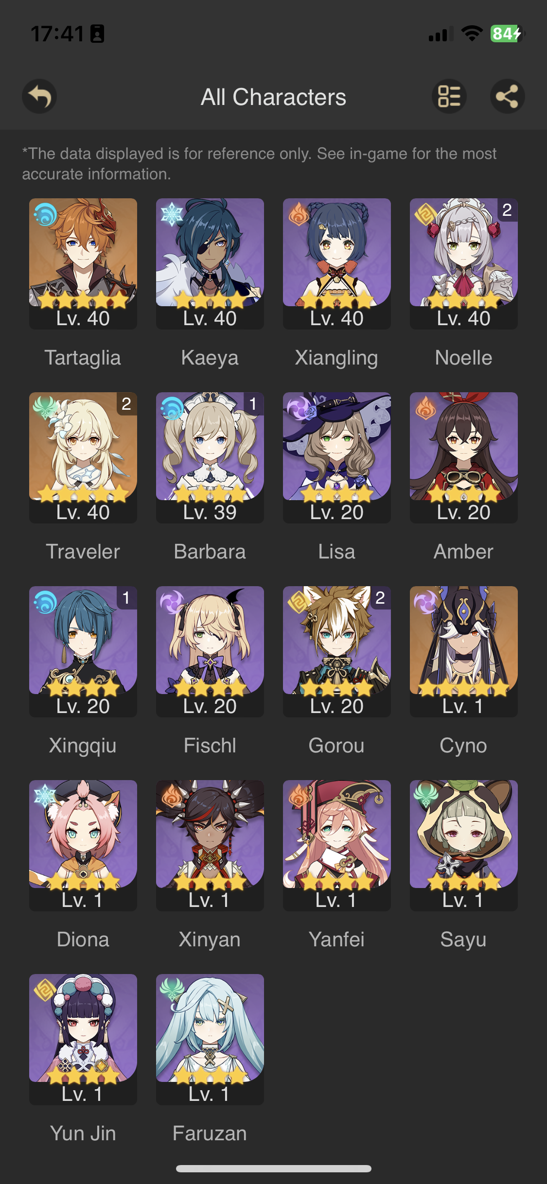 Others Acc Genshin Impact | HoYoLAB