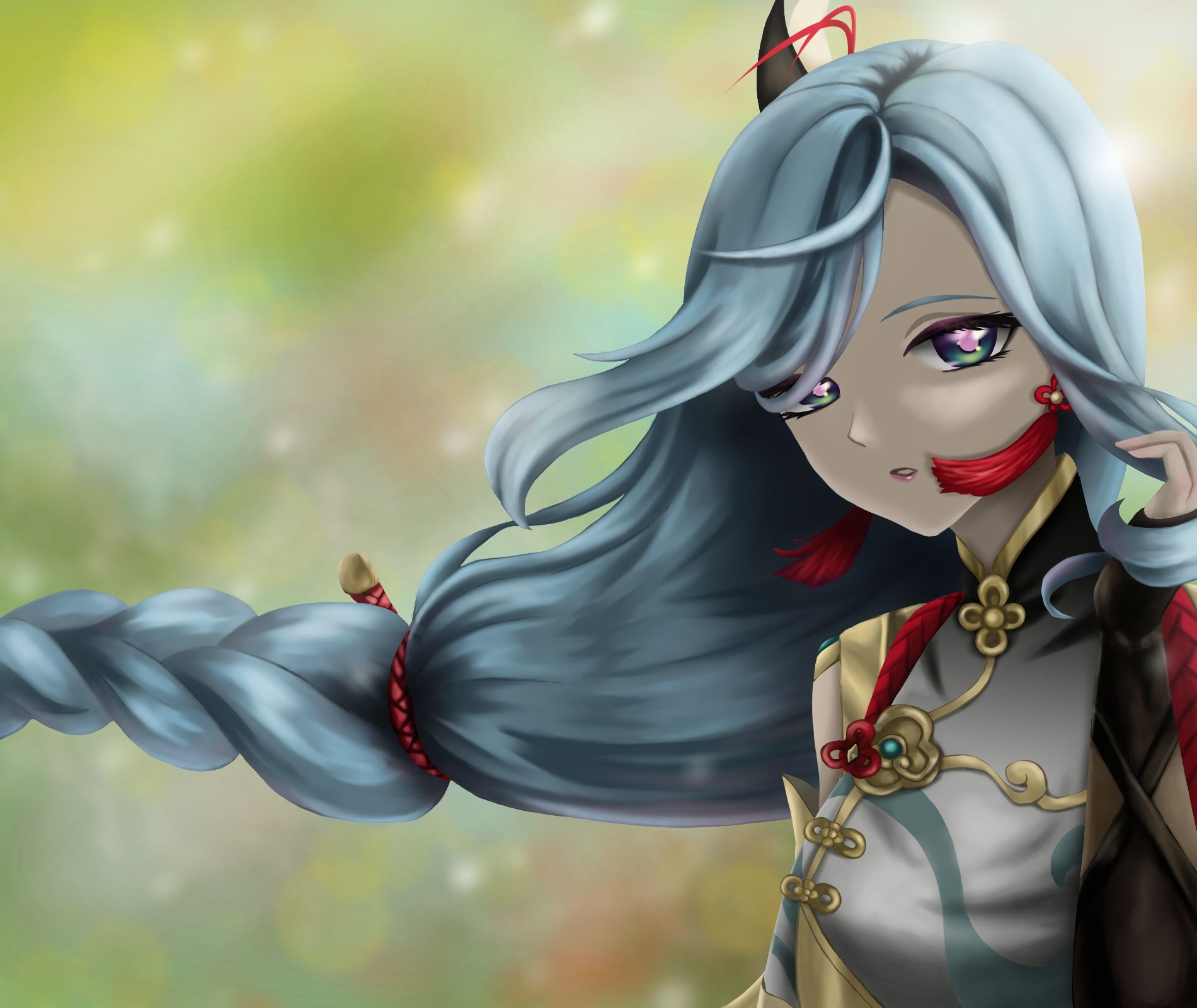 Shenhe fan art Genshin Impact | HoYoLAB