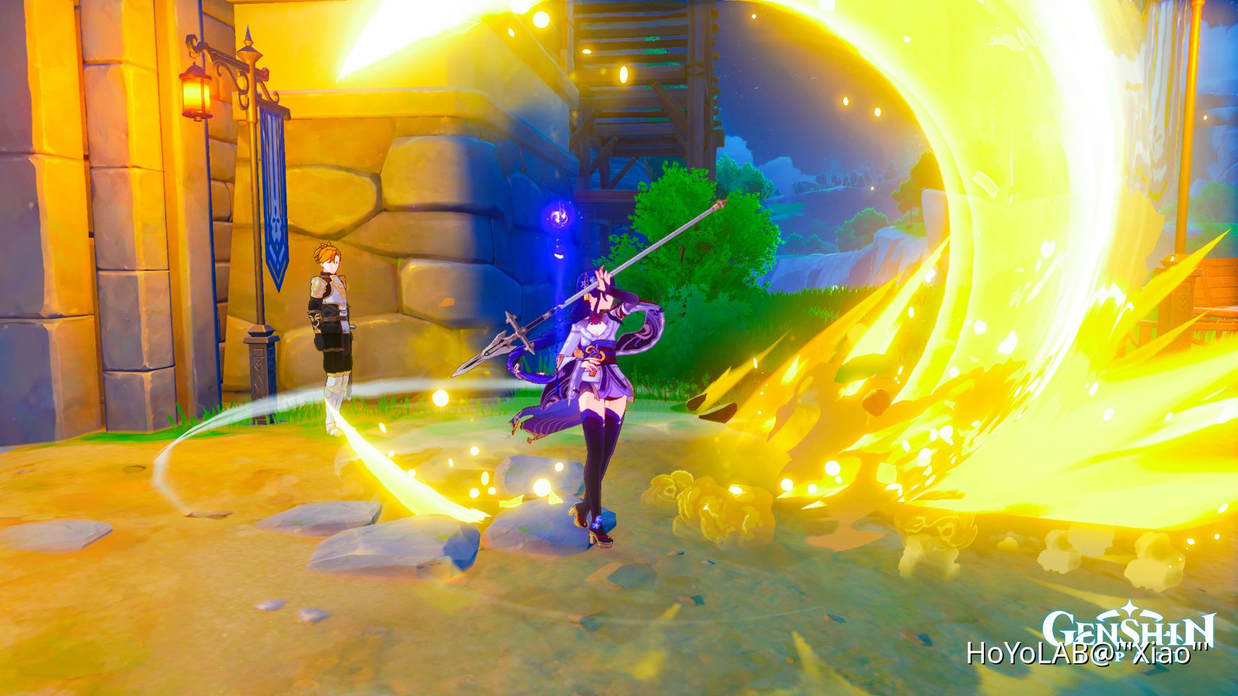 Day 13 "Moon slash" Genshin Impact | HoYoLAB