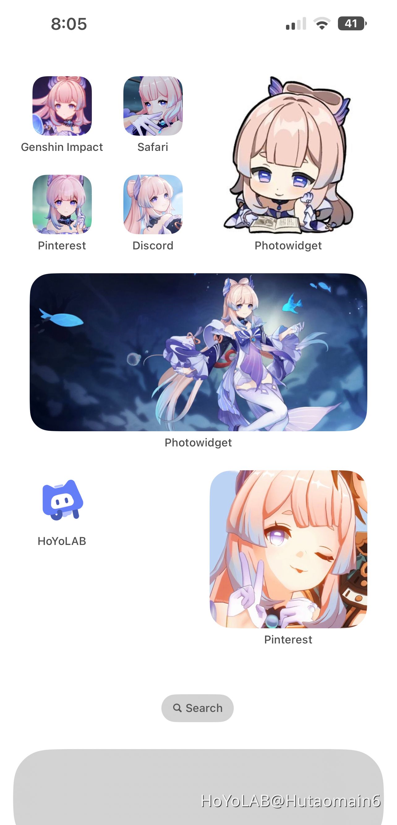 My Home Screen reveal Genshin Impact | HoYoLAB