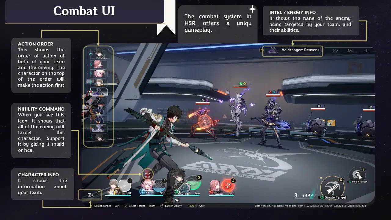 Beginner's Guide for Honkai: Star Rail Part 1 | User Interface Basics ...