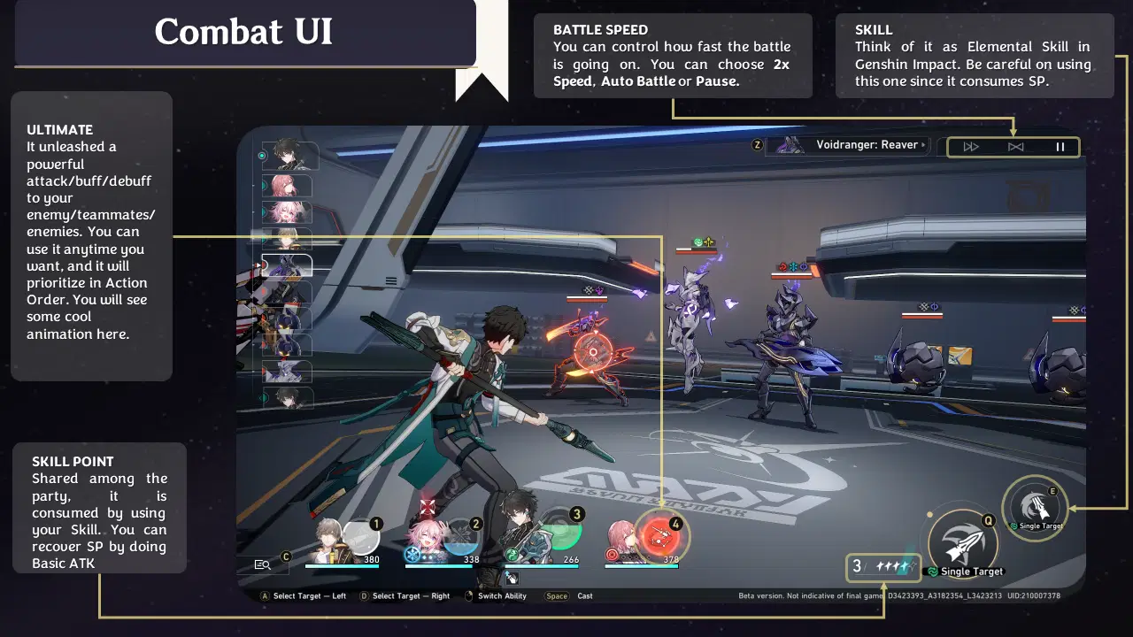 Beginner's Guide for Honkai: Star Rail Part 1 | User Interface Basics ...