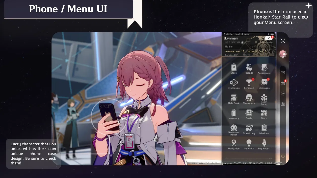 Beginner's Guide for Honkai: Star Rail Part 1 | User Interface Basics ...