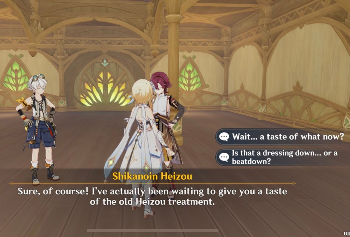 Heizou reaching new levels of sus Genshin Impact | HoYoLAB