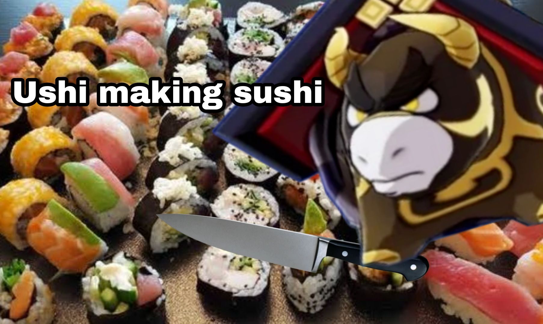 Ushi Making Sushi Genshin Impact | HoYoLAB