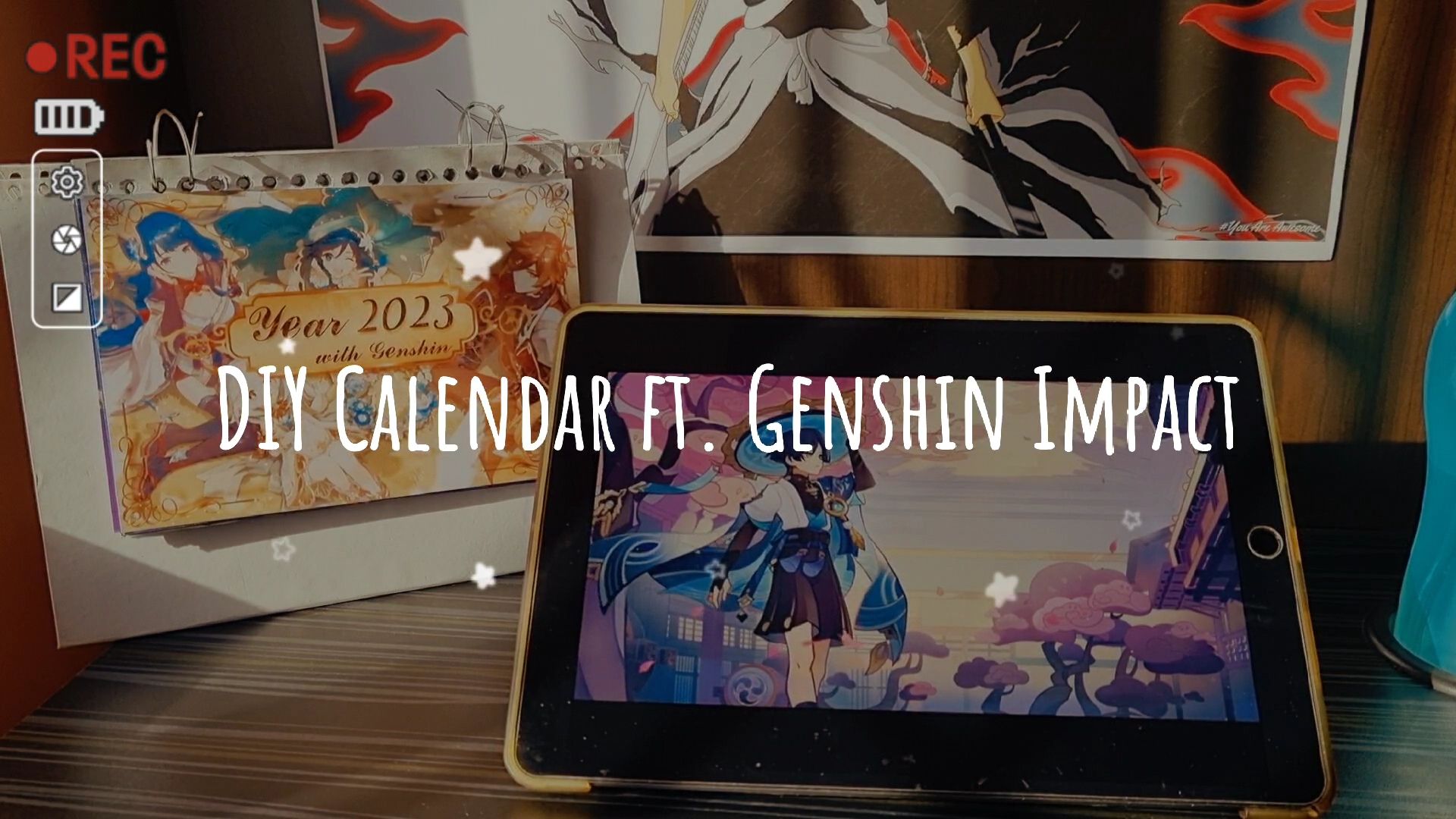 DIY Calendar ft. Genshin Impact || Detailed tutorial Genshin Impact | HoYoLAB