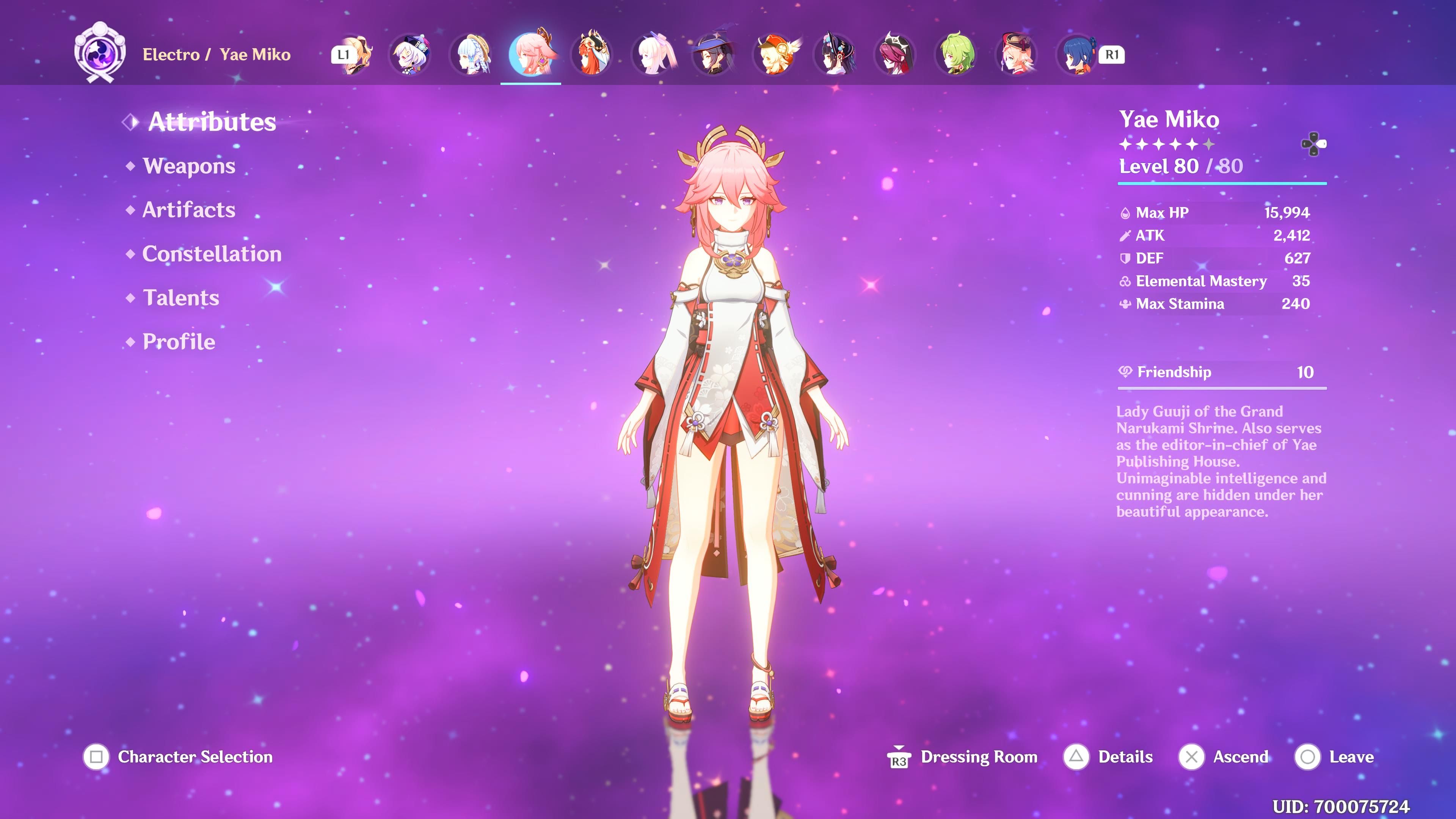 Yae miko build Genshin Impact | HoYoLAB