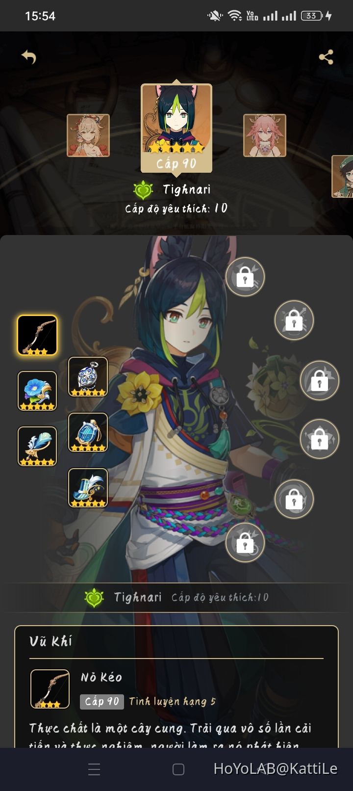 Tighnari build 2 tháng ;)) Genshin Impact | HoYoLAB