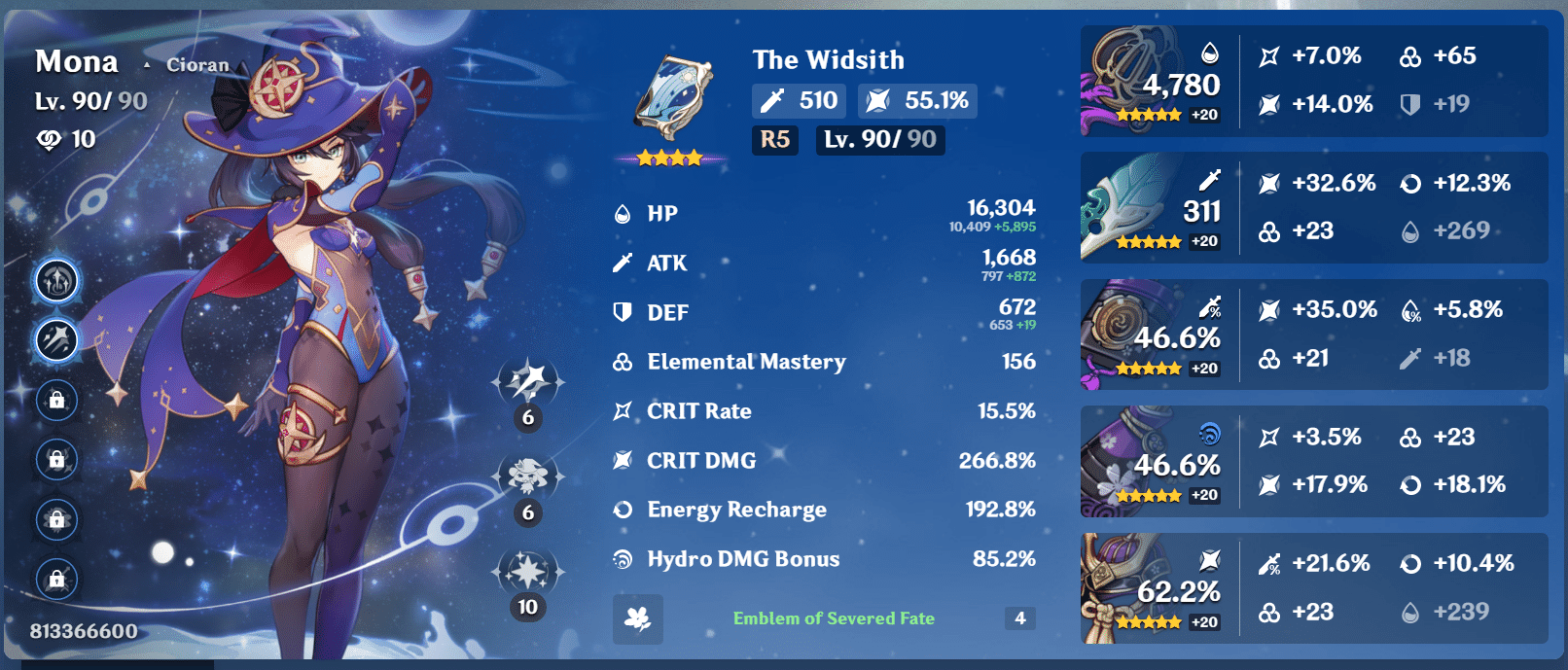 MONA 1.6 Million Dmg Genshin Impact | HoYoLAB