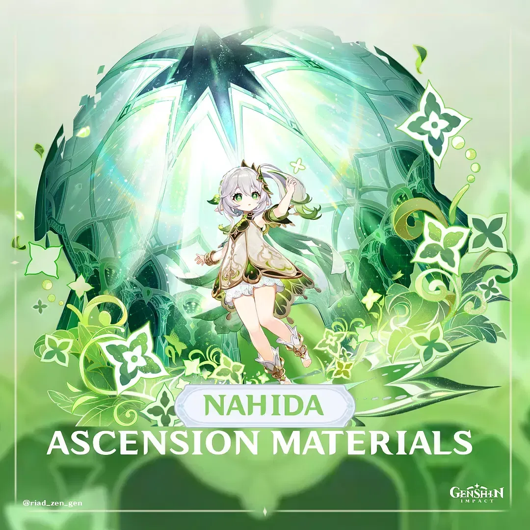 nahida ascension Materials Genshin Impact | HoYoLAB