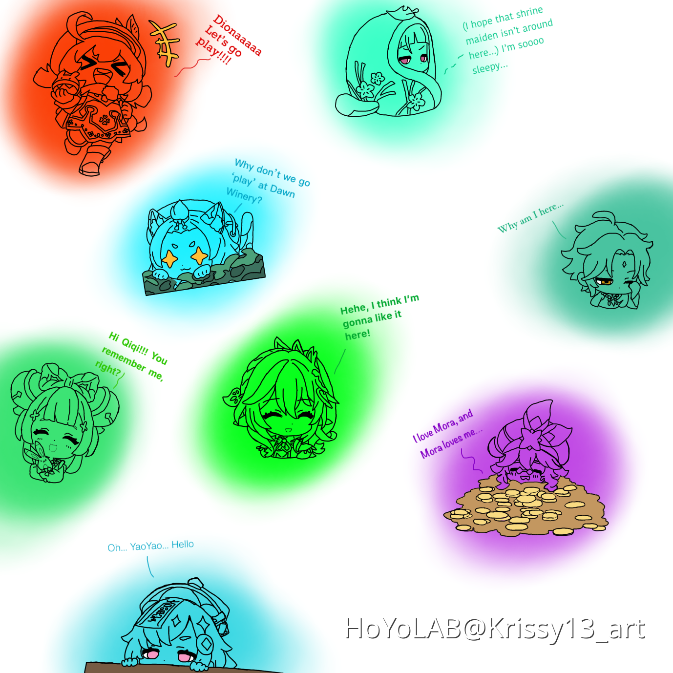 Smol characters meeting! Genshin Impact | HoYoLAB