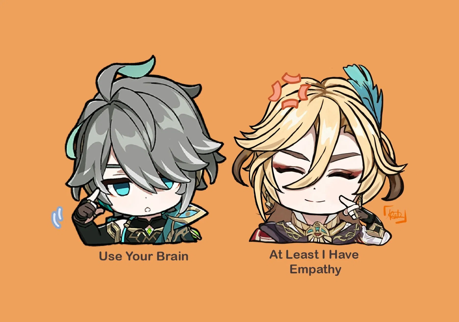 kaveh sticker!! (paimon's painting style study) Genshin Impact | HoYoLAB