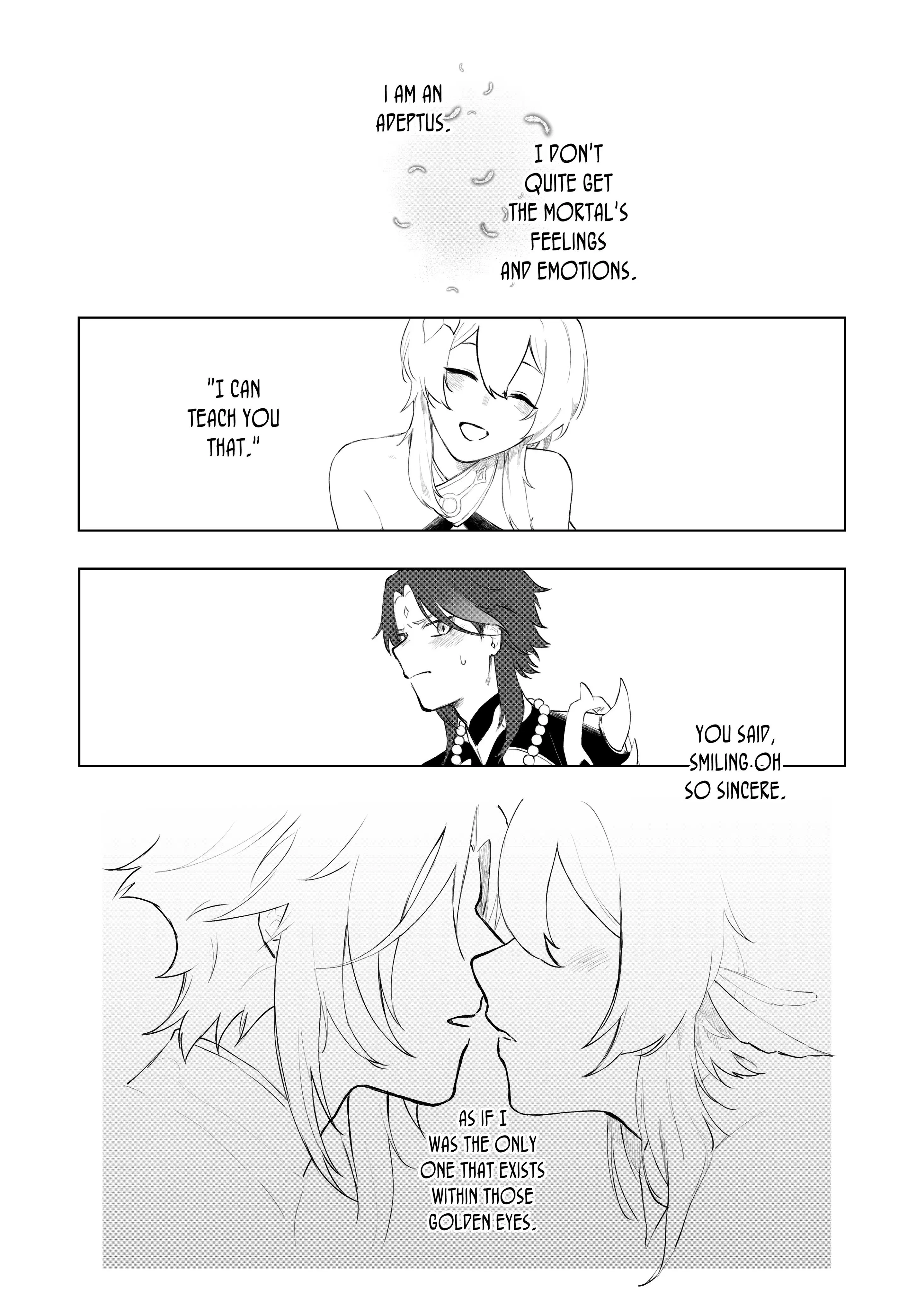 Xiao x Lumine Fan Comic Genshin Impact | HoYoLAB