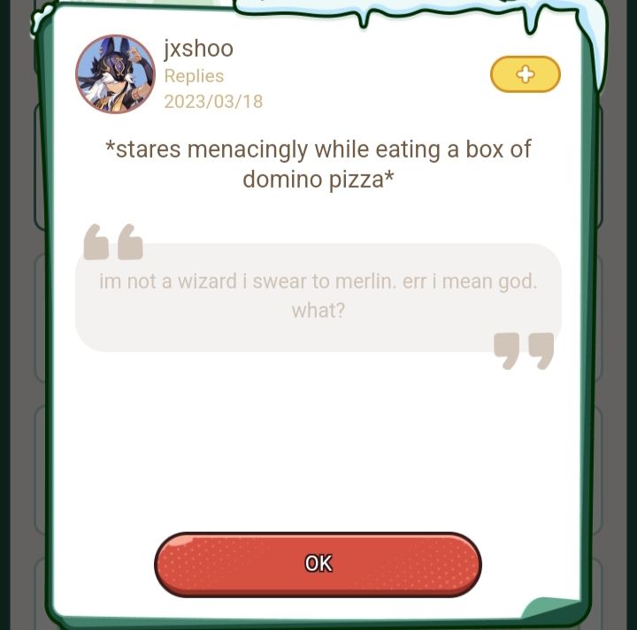 with the cyno pfp this sounds like they're biting through the box 😭 ...