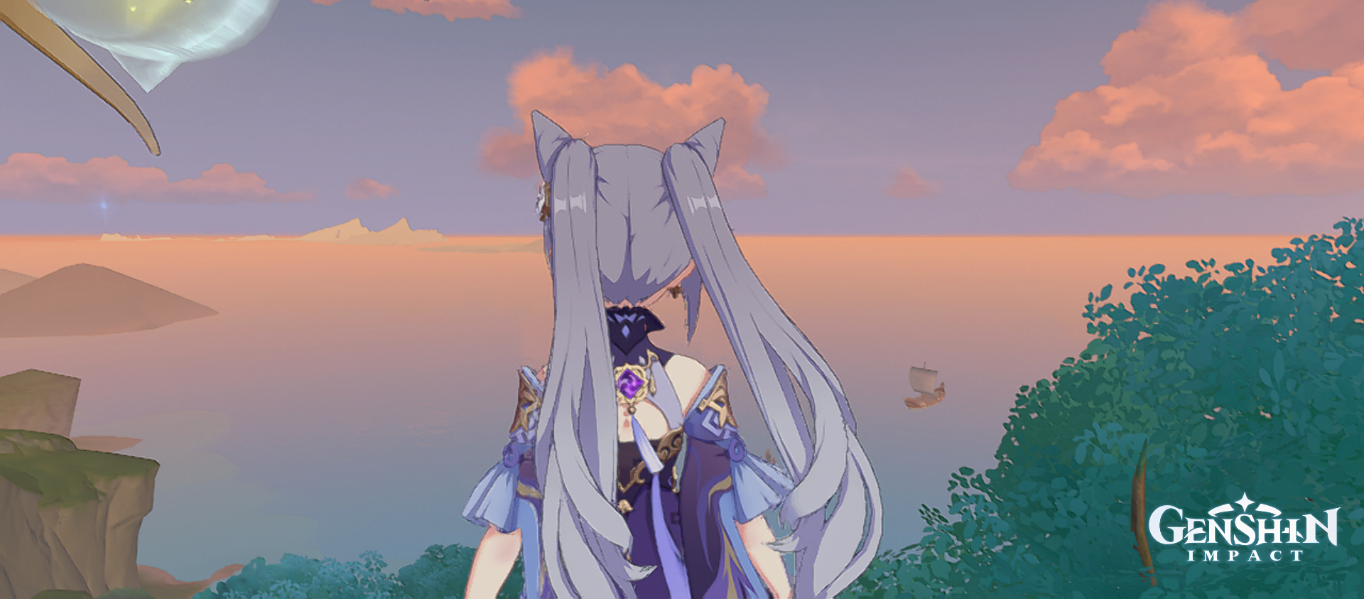 photo taken pointing south east from port ormos at the top of the tree ...