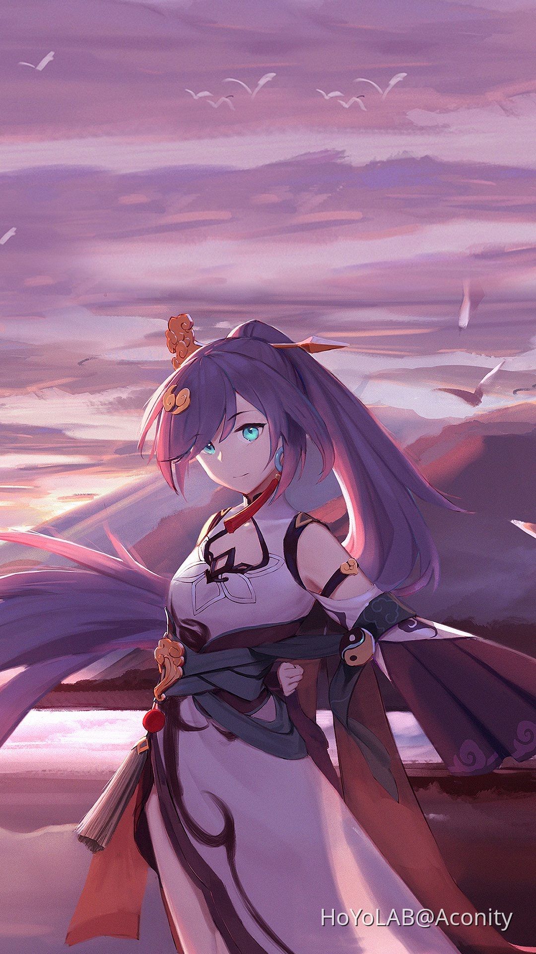 Fu Hua und Keqing wallpaper Genshin Impact | HoYoLAB