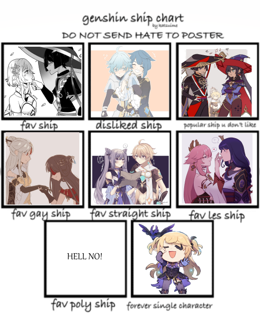 My favorite ships Genshin Impact | HoYoLAB