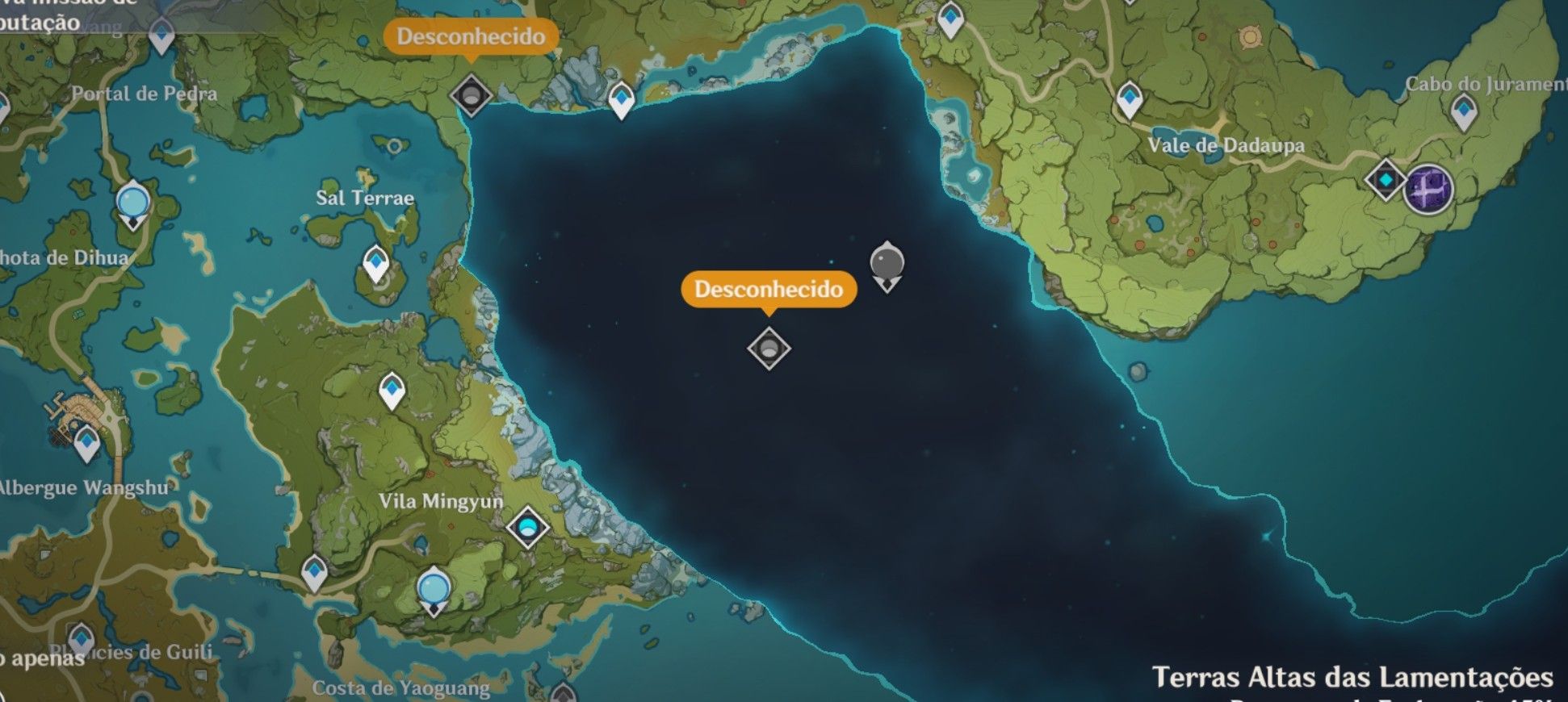 alguém pvf me diz como desbloquea essa parte sem morrer Genshin Impact ...