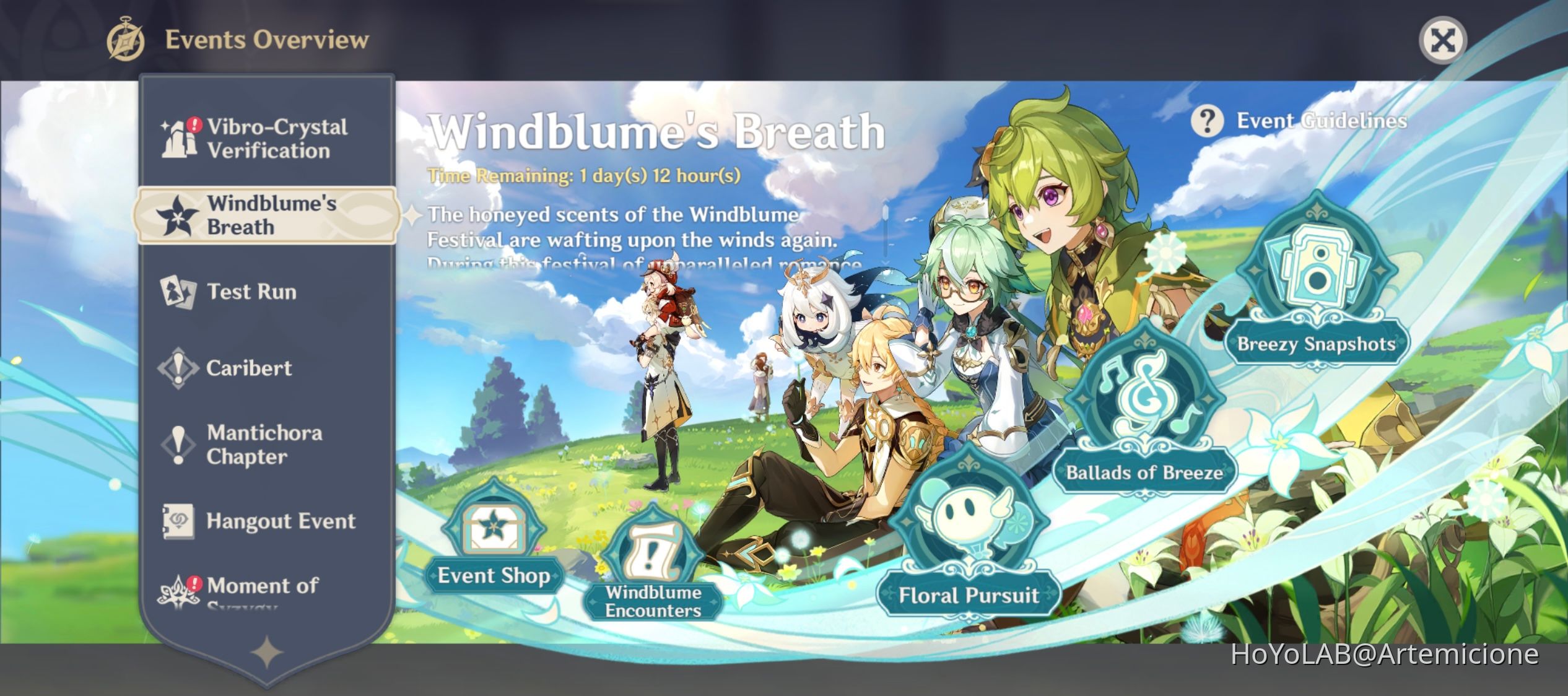 Windblume’s Breath: A Summary Genshin Impact | HoYoLAB