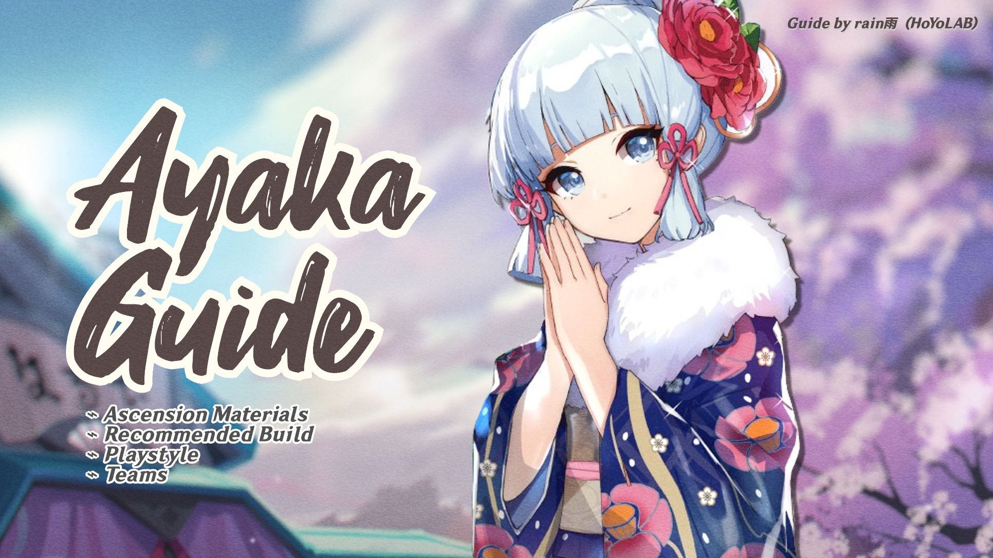 [V3.5] "Kamisato Ayaka: Frostflake Heron" Guide (Build, Teams, Playstyle) Genshin Impact | HoYoLAB