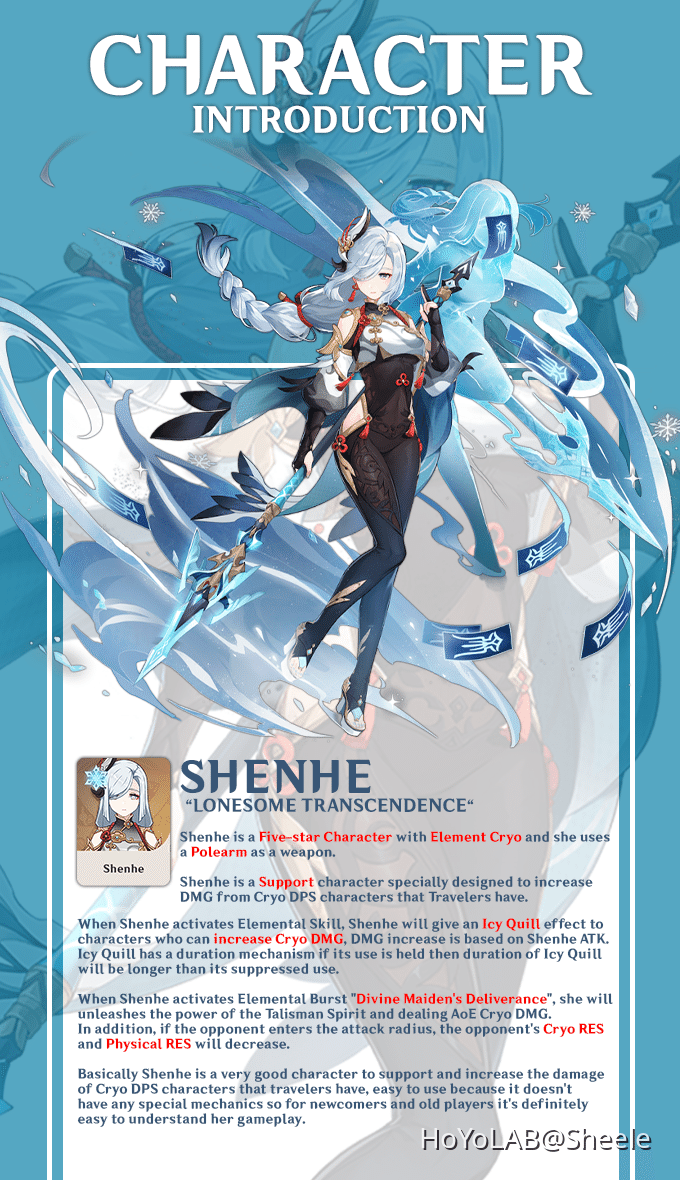 [Version 3.5] Shenhe Guide - The Transcendent One Returns Genshin ...