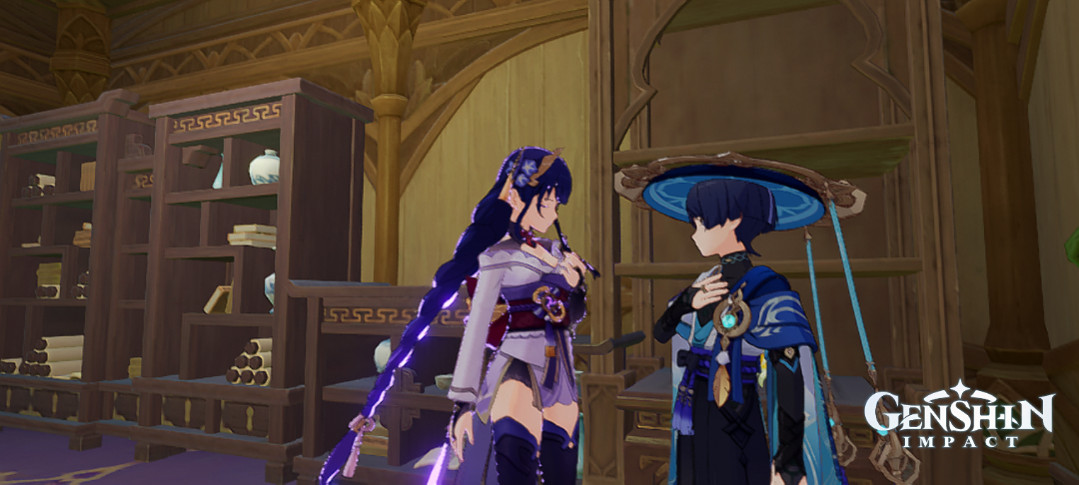 raiden and scara Genshin Impact | HoYoLAB