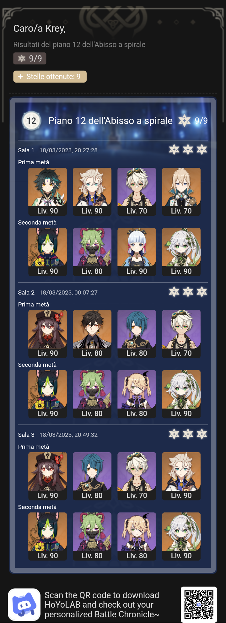 New abyss/Nuovo abisso Genshin Impact | HoYoLAB