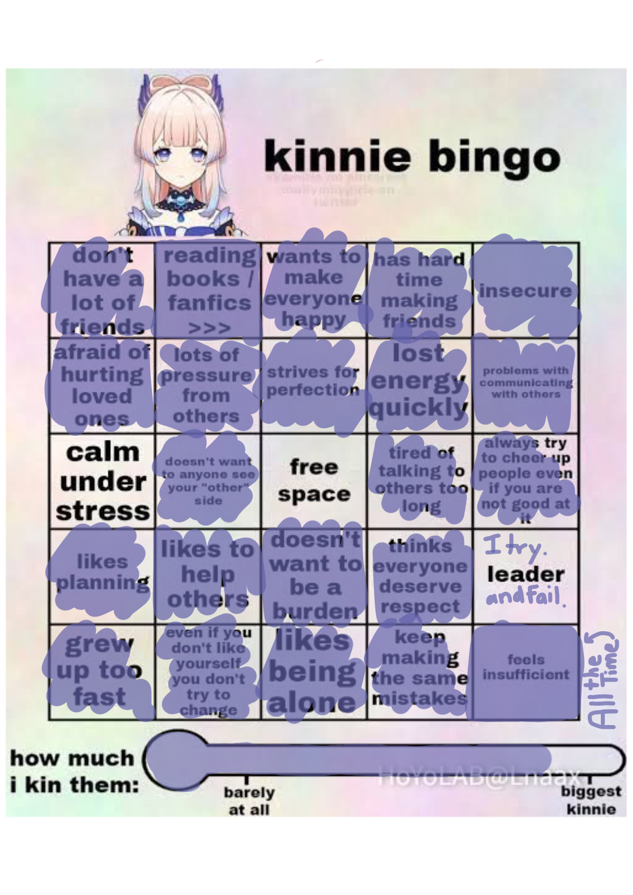 Kinnie Bingos - Kokomi, Xingqui and Venti Genshin Impact | HoYoLAB