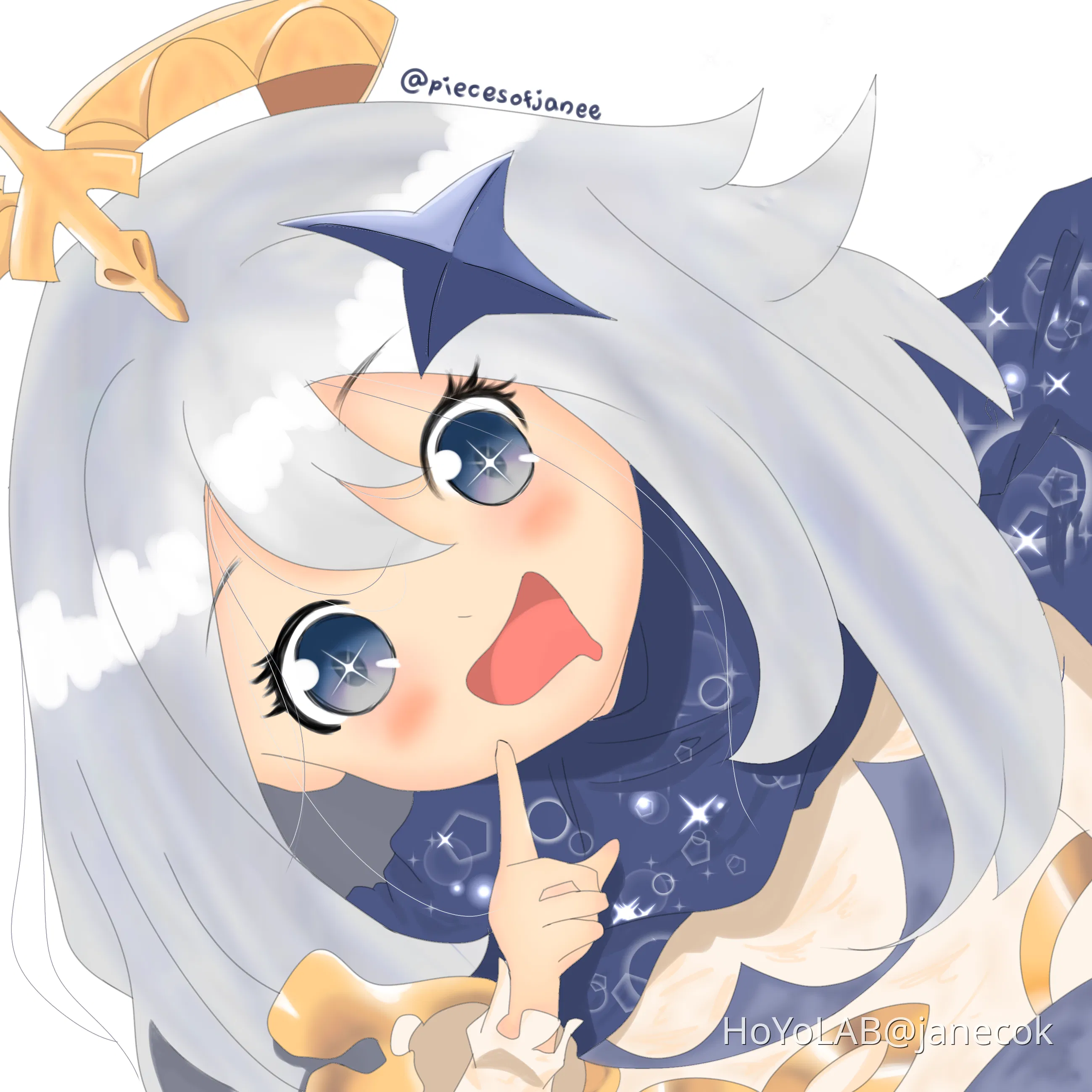 tried to draw paimon! Genshin Impact | HoYoLAB