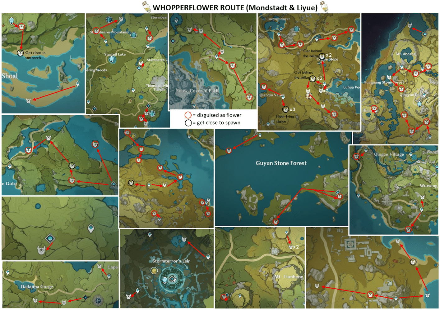 [V3.5 Second Half] Farming Routes Collection: Sakura Bloom, Qingxin ...