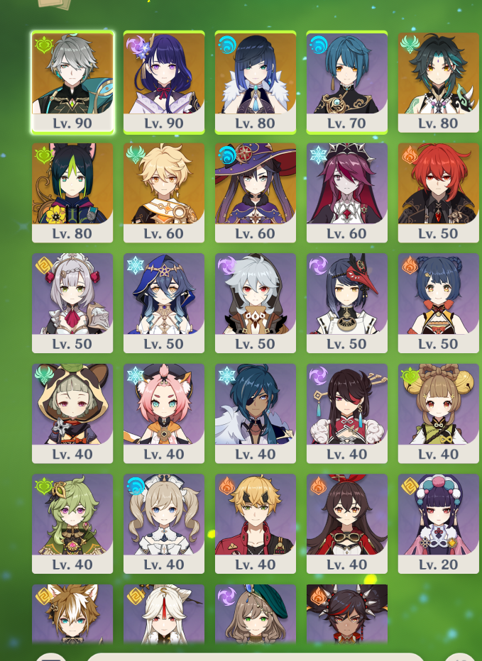 these are my current characters(suggest the best team comp you can make ...