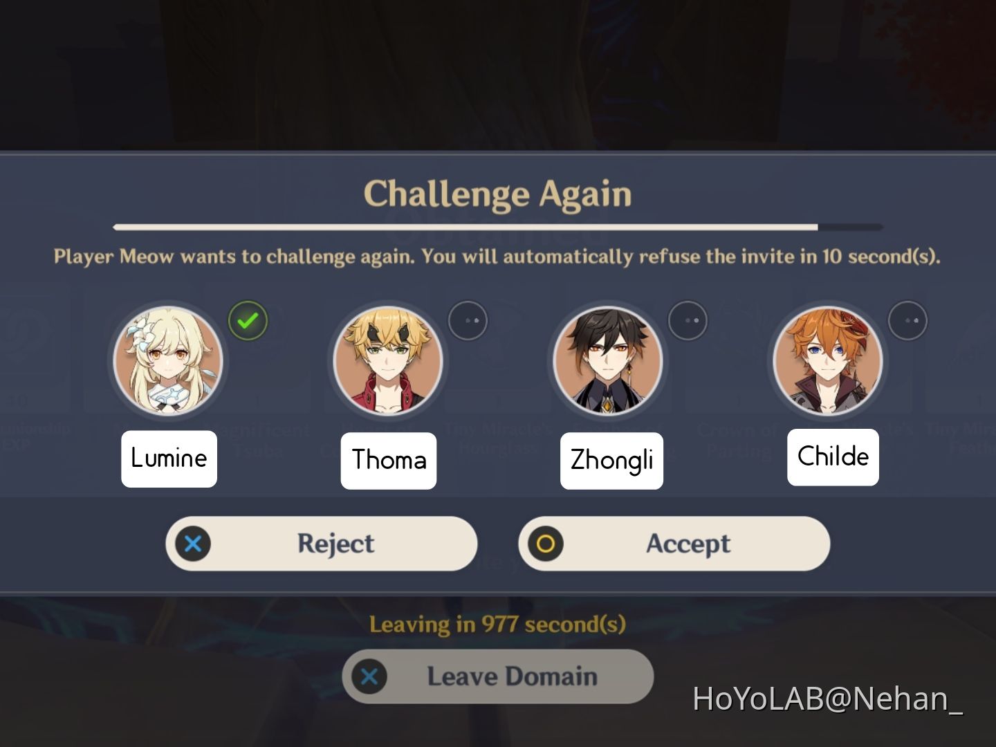 Lumine's Harem in Coop Genshin Impact | HoYoLAB