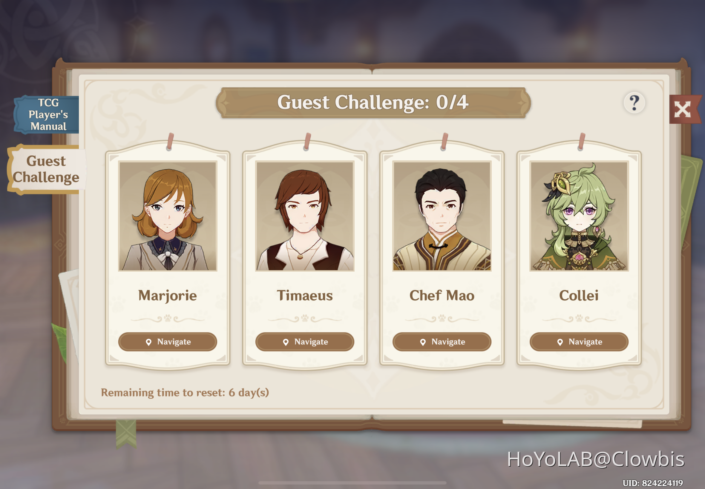 Weekly challenge Genshin Impact | HoYoLAB