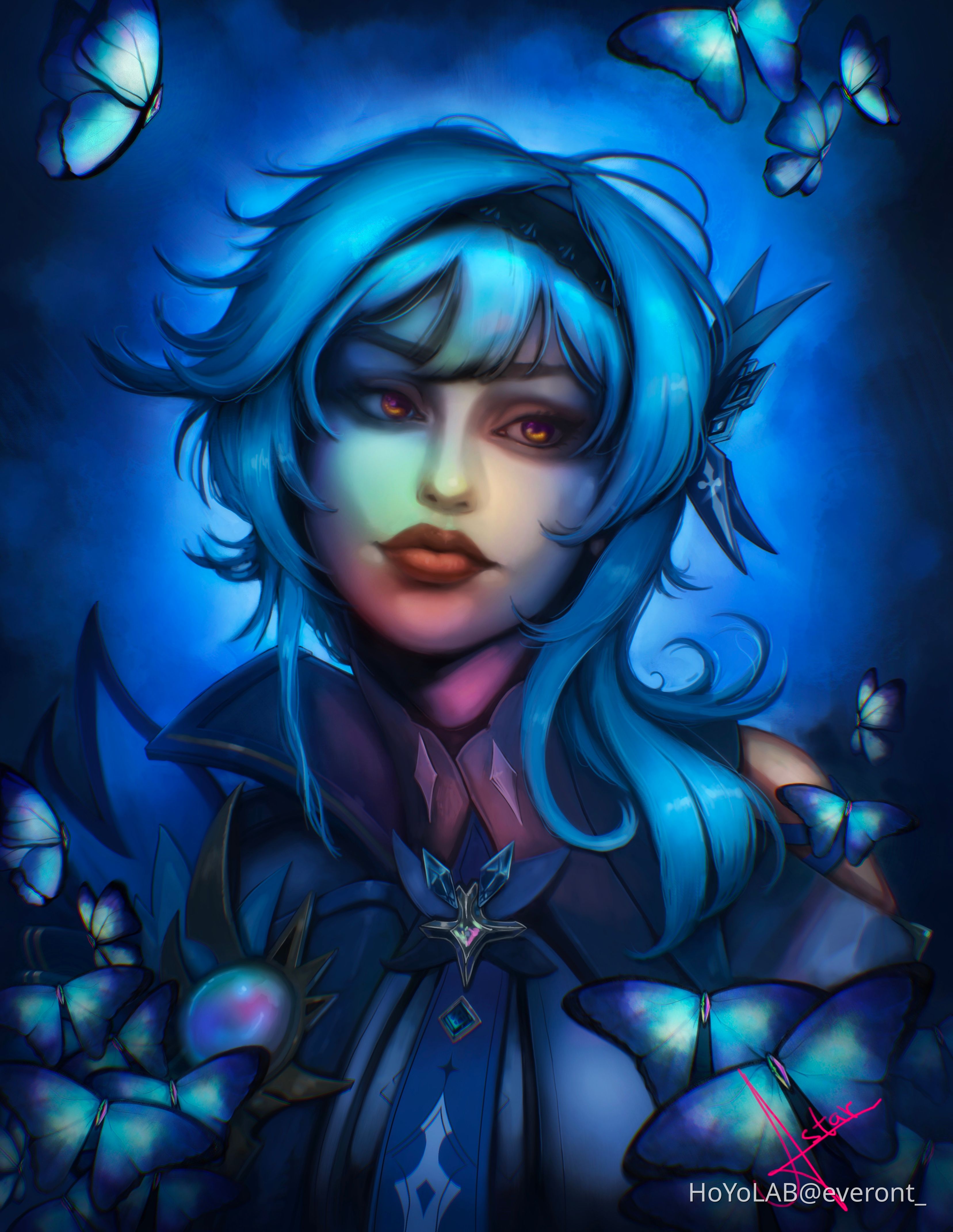 Eula Portrait Genshin Impact | HoYoLAB