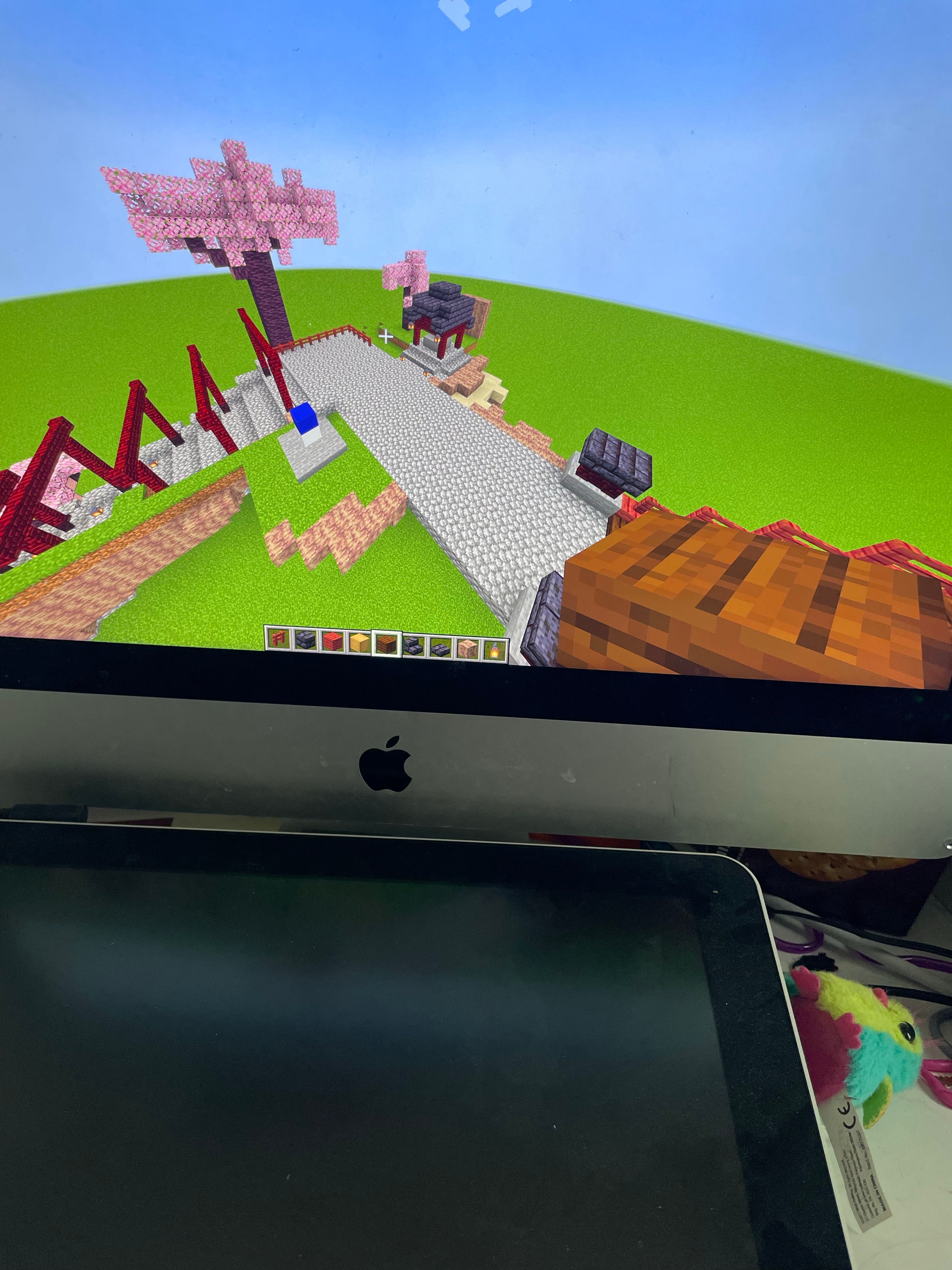 building the grand narukami shrine in minecraft Genshin Impact | HoYoLAB